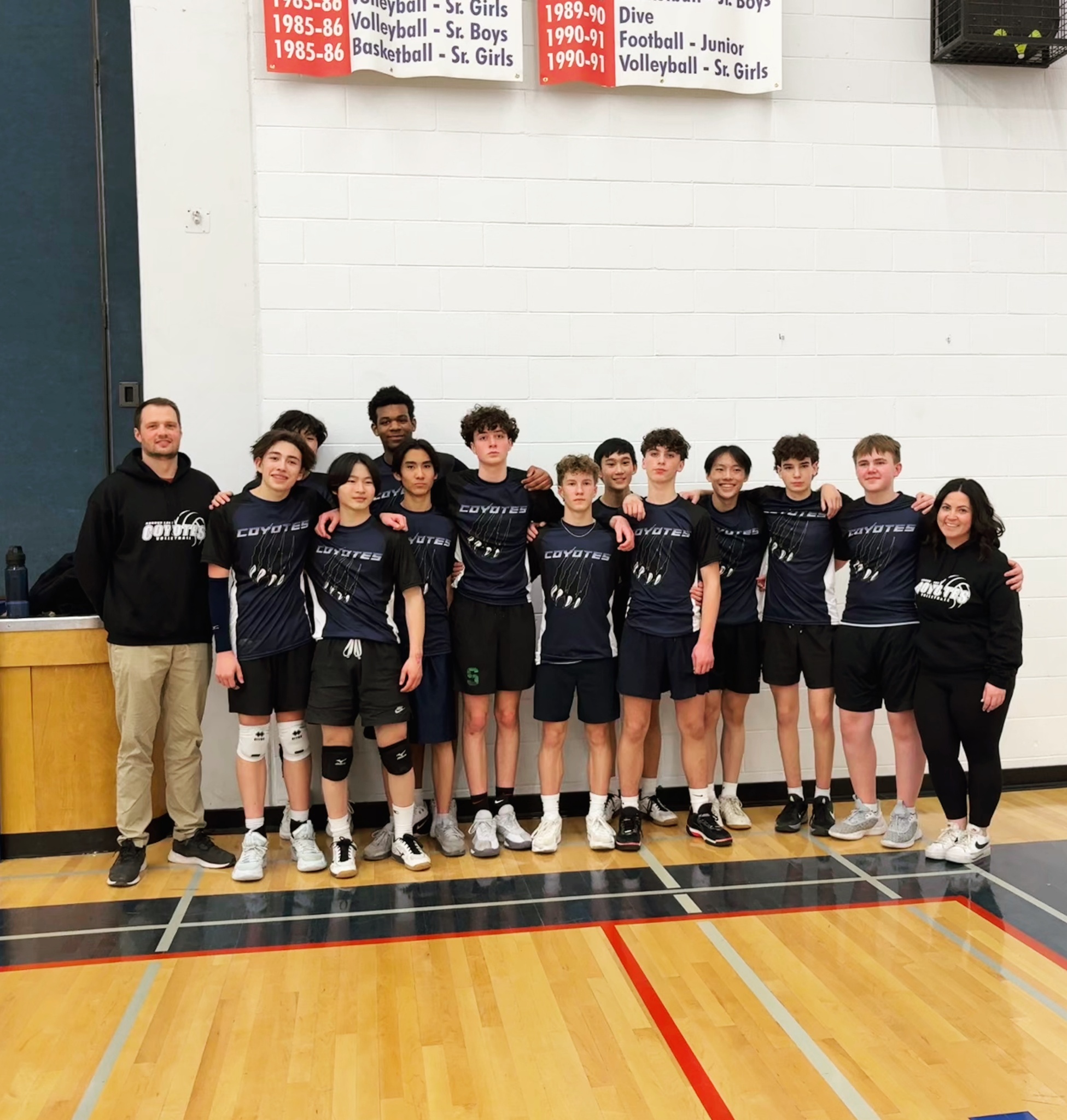 SR Boys Volleyball Silver Medal League Champions